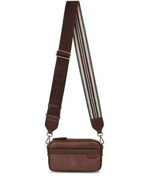 Etro Mini Paisley-print Camera Bag - Brown