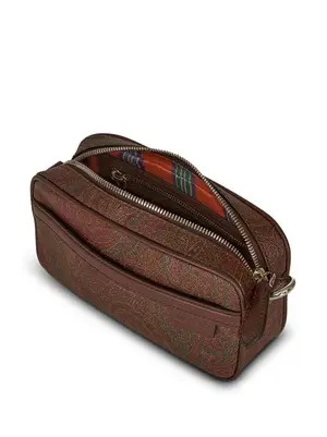 Etro Mini Paisley-print Camera Bag - Brown