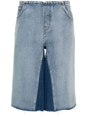 MAISON MARGIELA Panelled Denim Bermuda Shorts