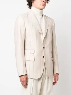 Eleventy Pinstriped Single-breasted Blazer