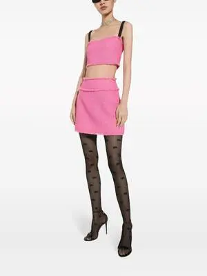 Dolce & Gabbana High-waist Tweed Miniskirt