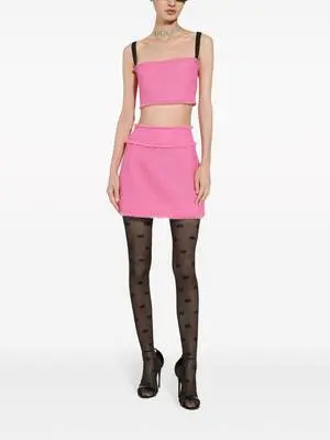 Dolce & Gabbana High-waist Tweed Miniskirt