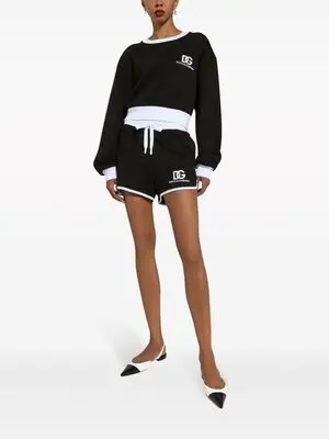 Dolce & Gabbana Logo-embroidered Shorts