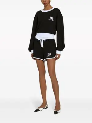 Dolce & Gabbana Logo-embroidered Shorts