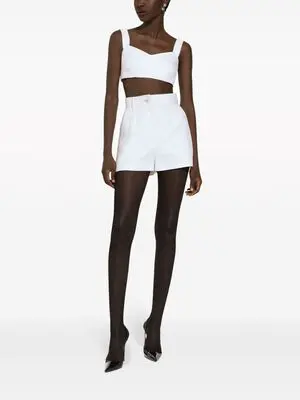 Dolce & Gabbana Dg Jacquard Cropped Top