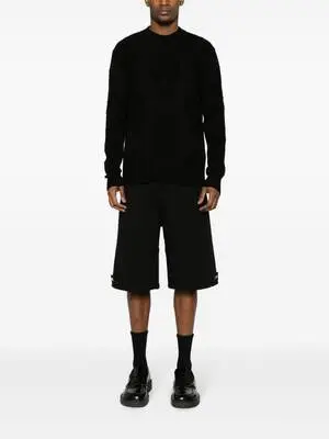 Alexander McQueen Skull-jacquard Cotton Jumper