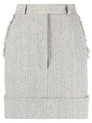 Thom Browne Tweed Mini Skirt