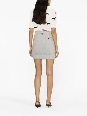 Thom Browne Tweed Mini Skirt