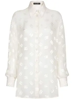 Dolce & Gabbana Monogram Jacquard Shirt