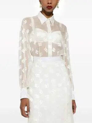 Dolce & Gabbana Monogram Jacquard Shirt