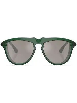Burberry Round-frame Sunglasses - Green