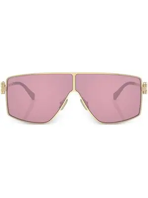 Miu Miu Oversize-frame Sunglasses - Gold