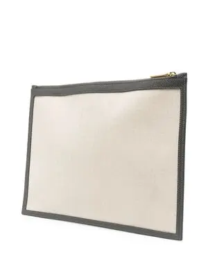 Thom Browne Two-tone Canvas Document Holder