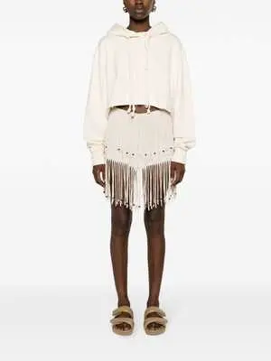 Alanui Monsoon Fringed Miniskirt
