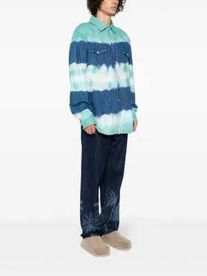 Alanui Tie-dye Print Cotton Shirt