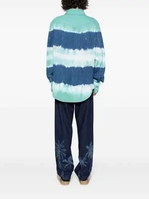 Alanui Tie-dye Print Cotton Shirt