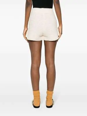 Alanui Knitted Shorts - Neutrals