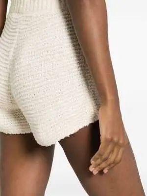 Alanui Knitted Shorts - Neutrals