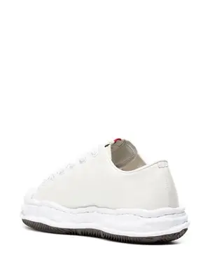 Mihara Yasuhiro Blakey Leather Sneakers - Neutrals