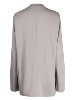 Attachment V-neck Cotton Blazer