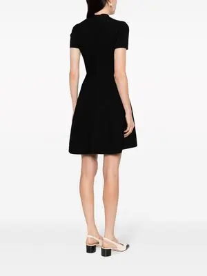 Valentino Garavani Bow-embellished Knit Minidress
