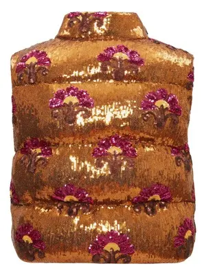 La DoubleJ Bonbon Quilted Gilet - Brown