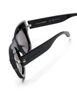 Alexander McQueen Spike Studded D-frame Sunglasses