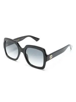 Gucci Oversized Logo-arm Sunglasses