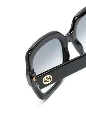 Gucci Oversized Logo-arm Sunglasses