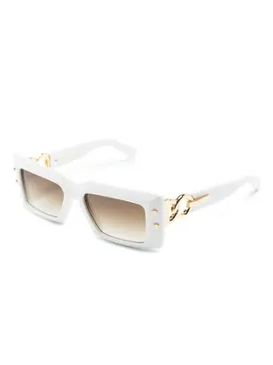 Balmain Impérial Rectangle-frame Sunglasses
