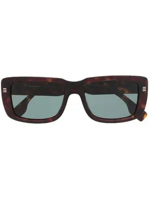 Burberry Tortoiseshell Square Frame Sunglasses - Brown