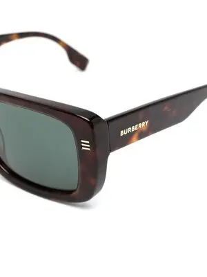 Burberry Tortoiseshell Square Frame Sunglasses