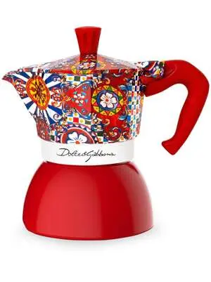 Dolce & Gabbana X Bialetti Moka Induction Medium Coffee Maker - Red