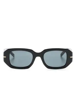 BOSS Rectangle Sunglasses - Black
