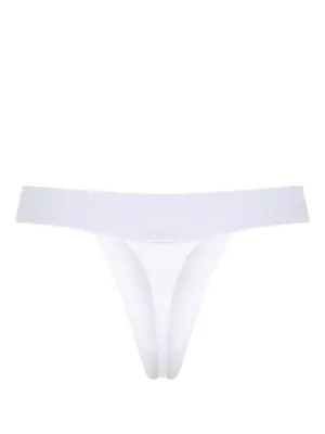 Palm Angels Logo-waistband Jersey Thong