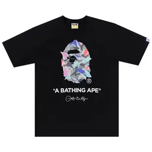 A BATHING APE X Ldg Ape Head Tee - Black