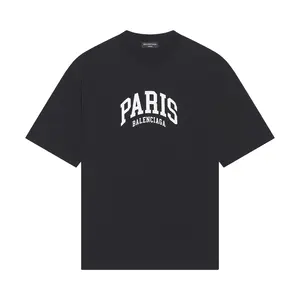 Balenciaga Cities Paris T-shirt Medium Fit - Black
