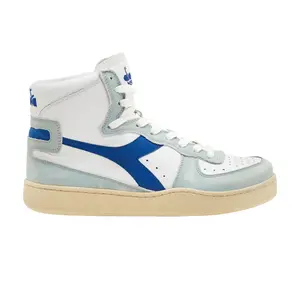 Diadora Silver Tone Sneakers For Men