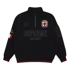 Supreme Milano Half Zip Pullover - Black