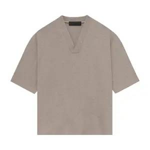 Fear Of God V-neck 'core Heather - Brown