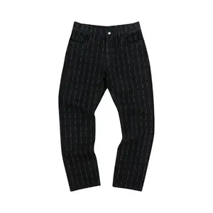 PLEASURES Impact Striped Denim Jeans - Black