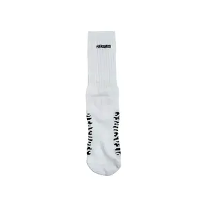 PLEASURES Knock Out Socks - White