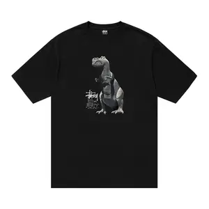 StÜssy Big & Meaty Pigment Dyed Tee - Black