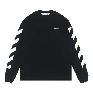 Off-White Diag Helvetica Skate Long-sleeve Tee /white - Black