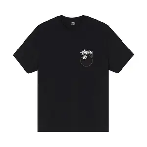 StÜssy 8 Ball Pigment Dyed Tee - Black