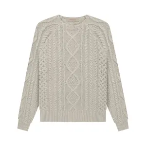 Fear Of God Cable Knit Pullover - Grey