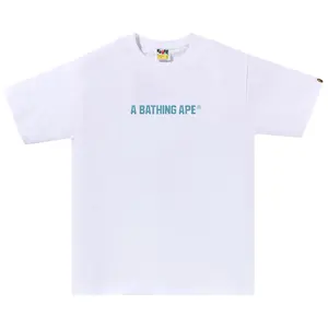 A BATHING APE Honeycomb Camo Busy Works Tee /blue - White