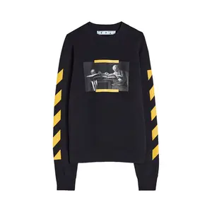 Off-White Caravaggio Painting Slim Crewneck - Black