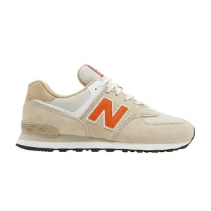 NEW BALANCE 574 'chicken Bone Orange - Cream