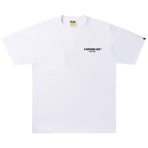 A BATHING APE Classic Logo #1 Tee - White